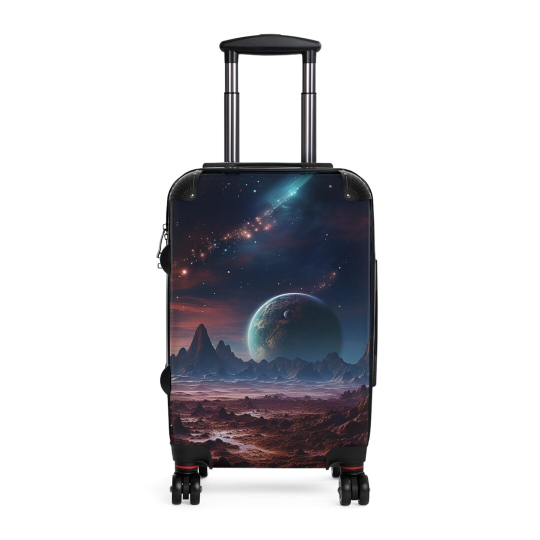 Cosmic Adventure Suitcase - Travel Bag, Space Theme Luggage, Gifts for ...
