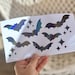 Holographic Bat Decal Sheet, Spooky Halloween Stickers - Etsy