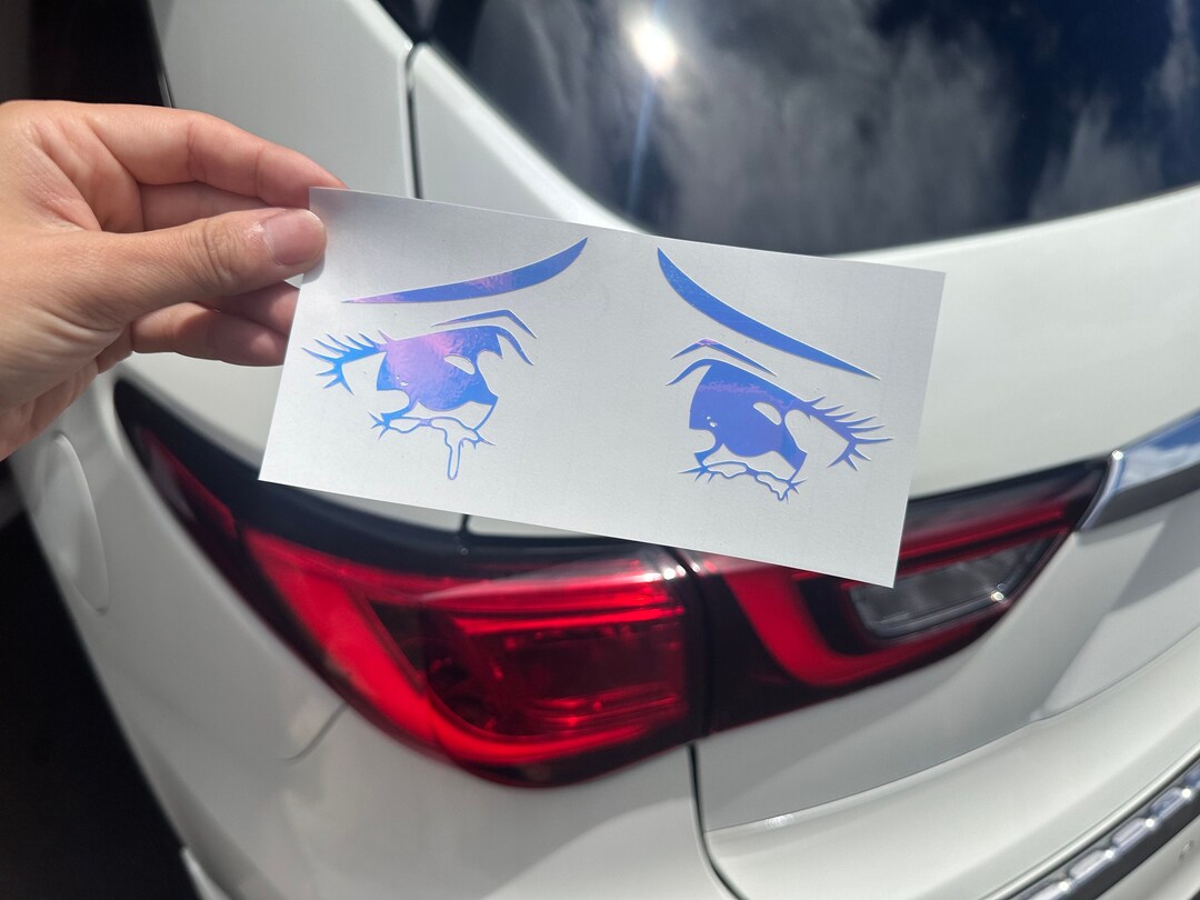 Crying Anime Eyes Waterproof Decal Sticker Vinyl Decal Sticker Car ...