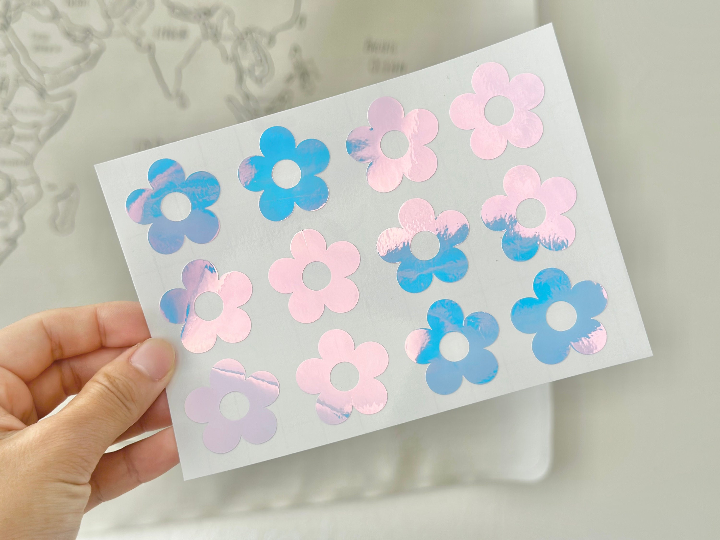 Daisy Vinyl Decal Tumbler Sticker Cranial Helmet Flower Decals - Etsy