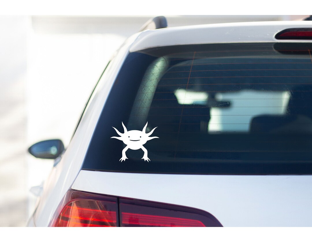 Axolotl Decal Car Window Laptop Sticker Cute Teen Car Sticker Vinyl ...