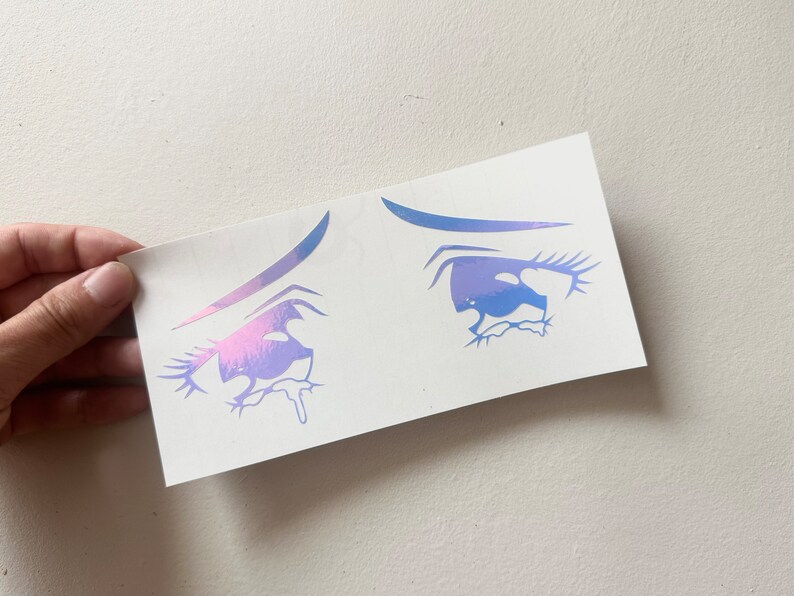 Crying Anime Eyes Waterproof Decal Sticker Vinyl Decal Sticker Car ...
