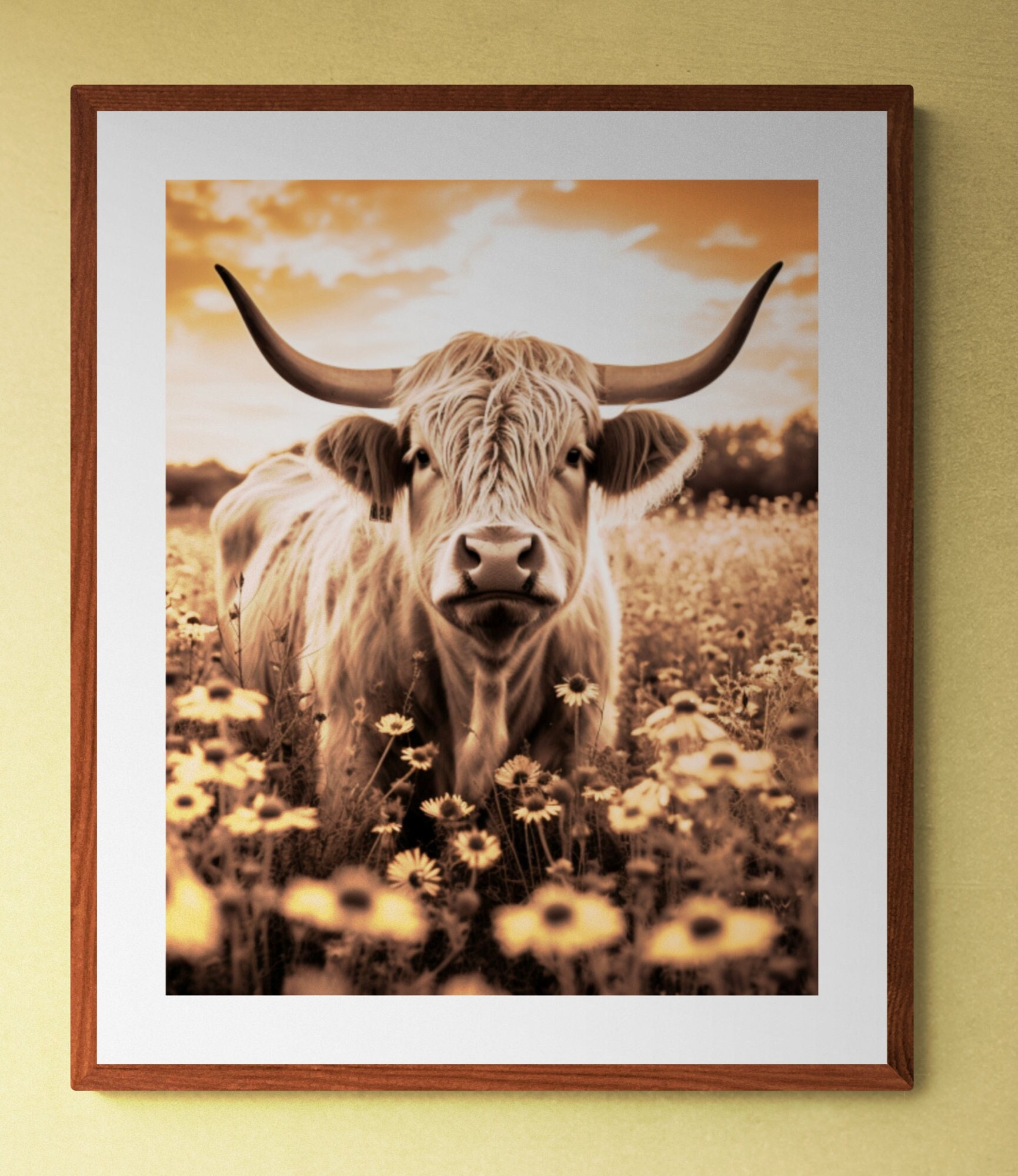Highland Cow Wall Art Highland Cow Decor Printable Wall - Etsy Canada
