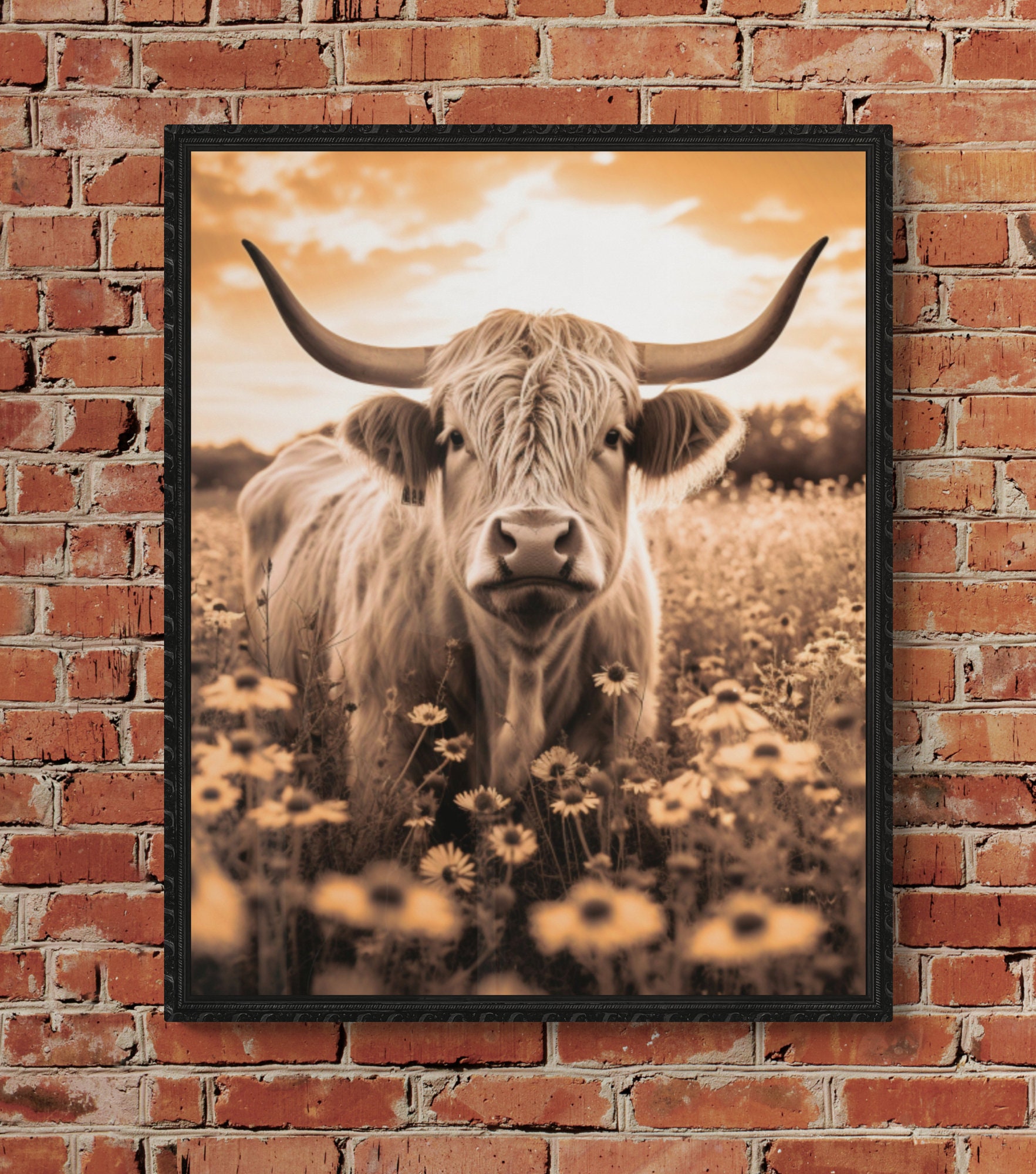Highland Cow Wall Art Highland Cow Decor Printable Wall - Etsy Canada