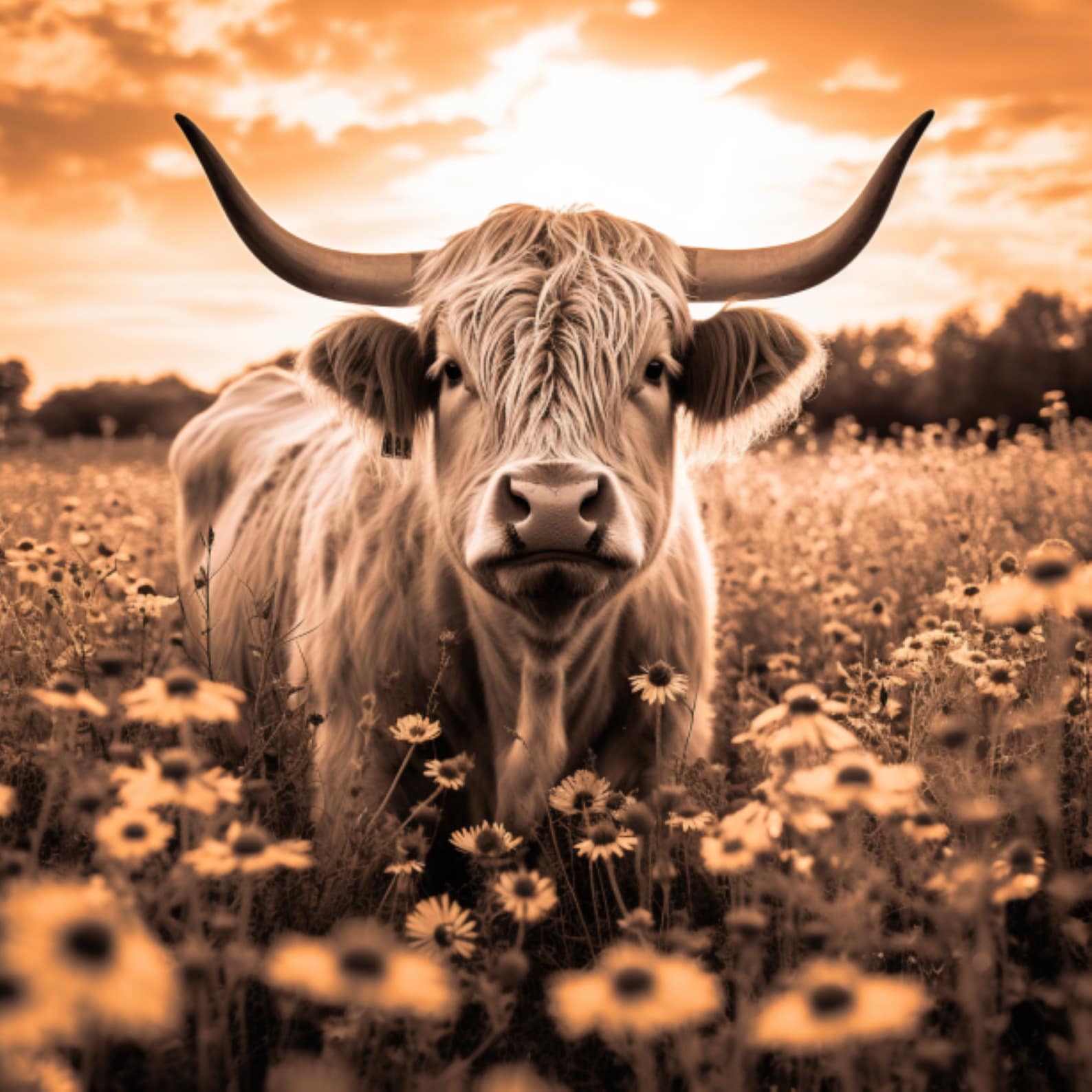 Highland Cow Wall Art | Highland Cow Decor | Printable Wall Art ...