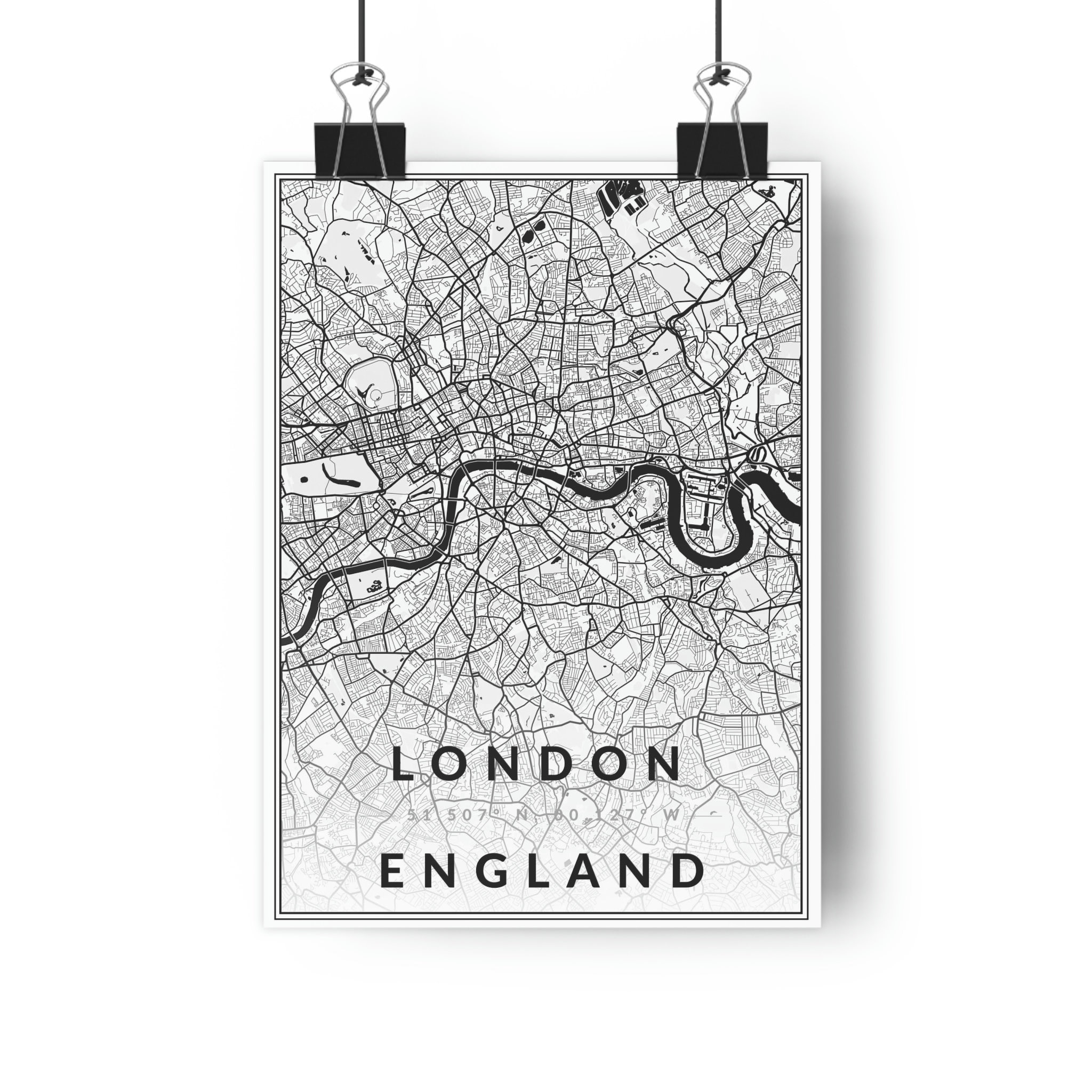 Personalized Map Any City or Town Map Custom City Map Digital Download ...