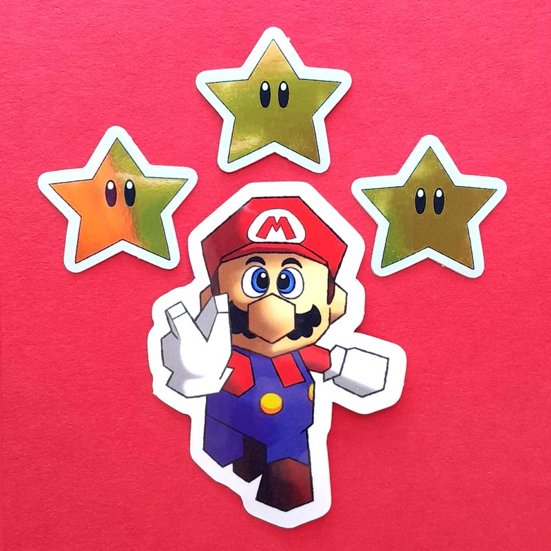 Low Poly Mario Super Mario 64 - Etsy