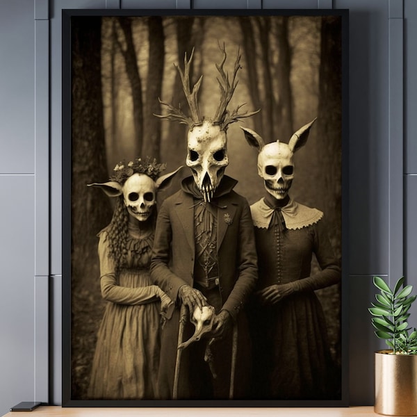 Cursed House, Haunted House, Creepy Wall Art, Spooky Victorian Gothic ...