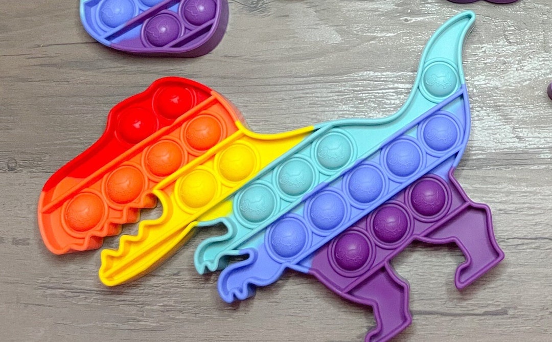 Dino Pop It - Etsy