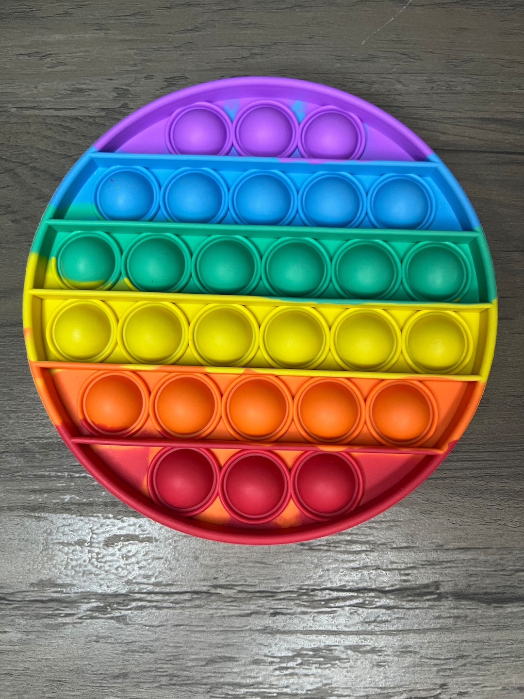 Rainbow Circle Pop It - Etsy