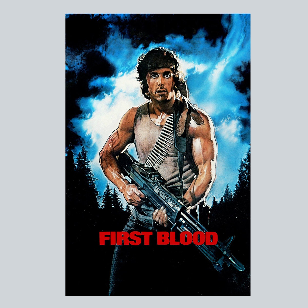 Rambo First Blood - Classic Movie Art Poster Classic Film sold by ...