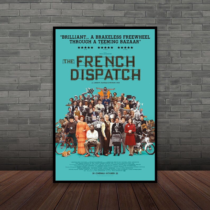 The French Dispatch Movie Poster Classic Film Wall Art Room - Etsy