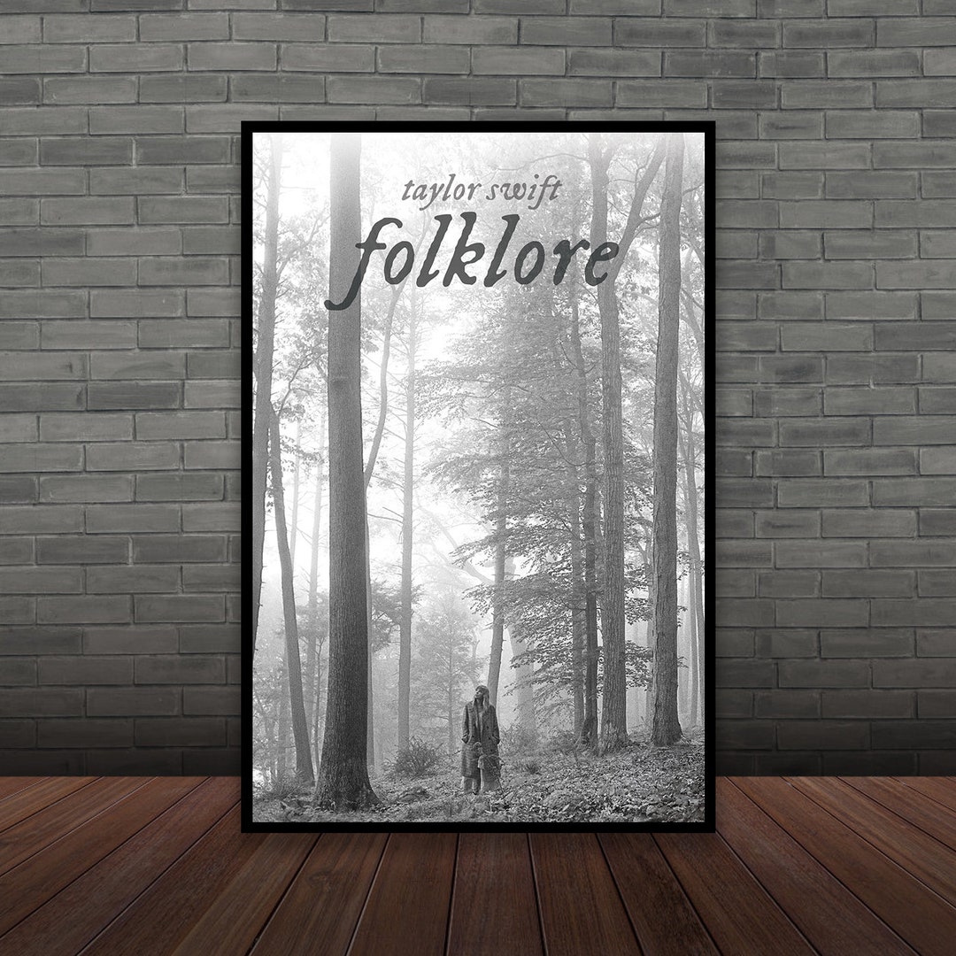 Taylor Swift Folklore Album Poster Wall Art Room Decor Home - Etsy ...