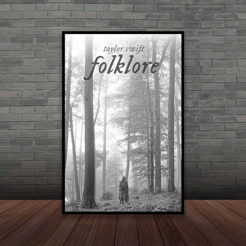 Taylor Swift Folklore Album Poster Wall Art Room Decor Home - Etsy ...