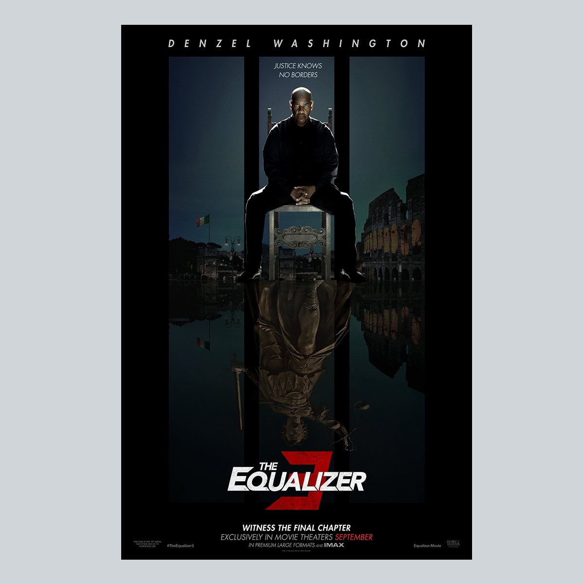 The Equalizer 3 Movie Poster 2023 Classic Film sold by Radioman Hester ...