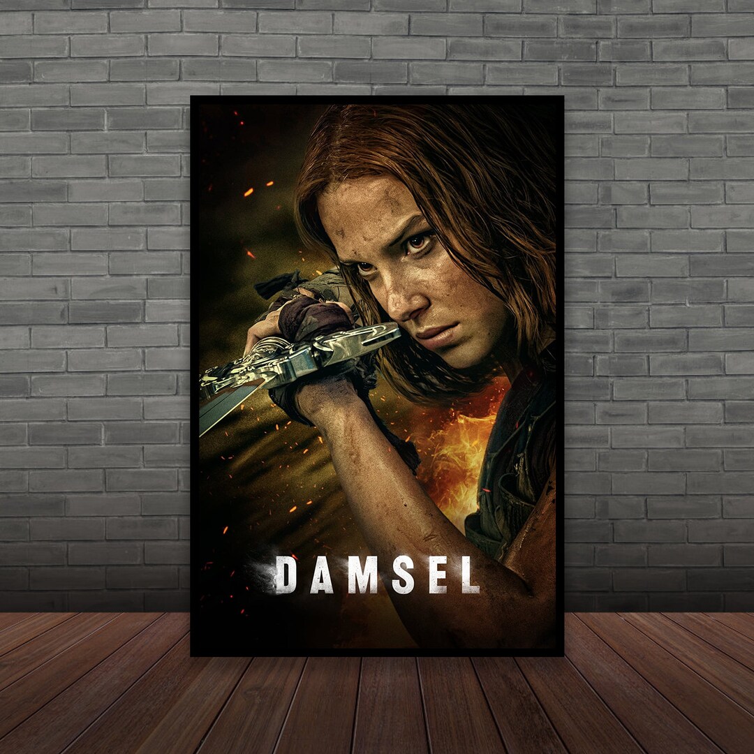 Damsel 2024 Movie Poster Classic Film, Wall Art, Room Decor, Home Decor ...