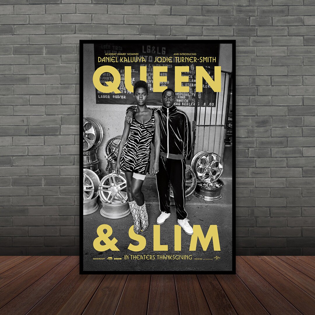 Queen & Slim Movie Poster Classic Film, Wall Art, Room Decor, Home ...