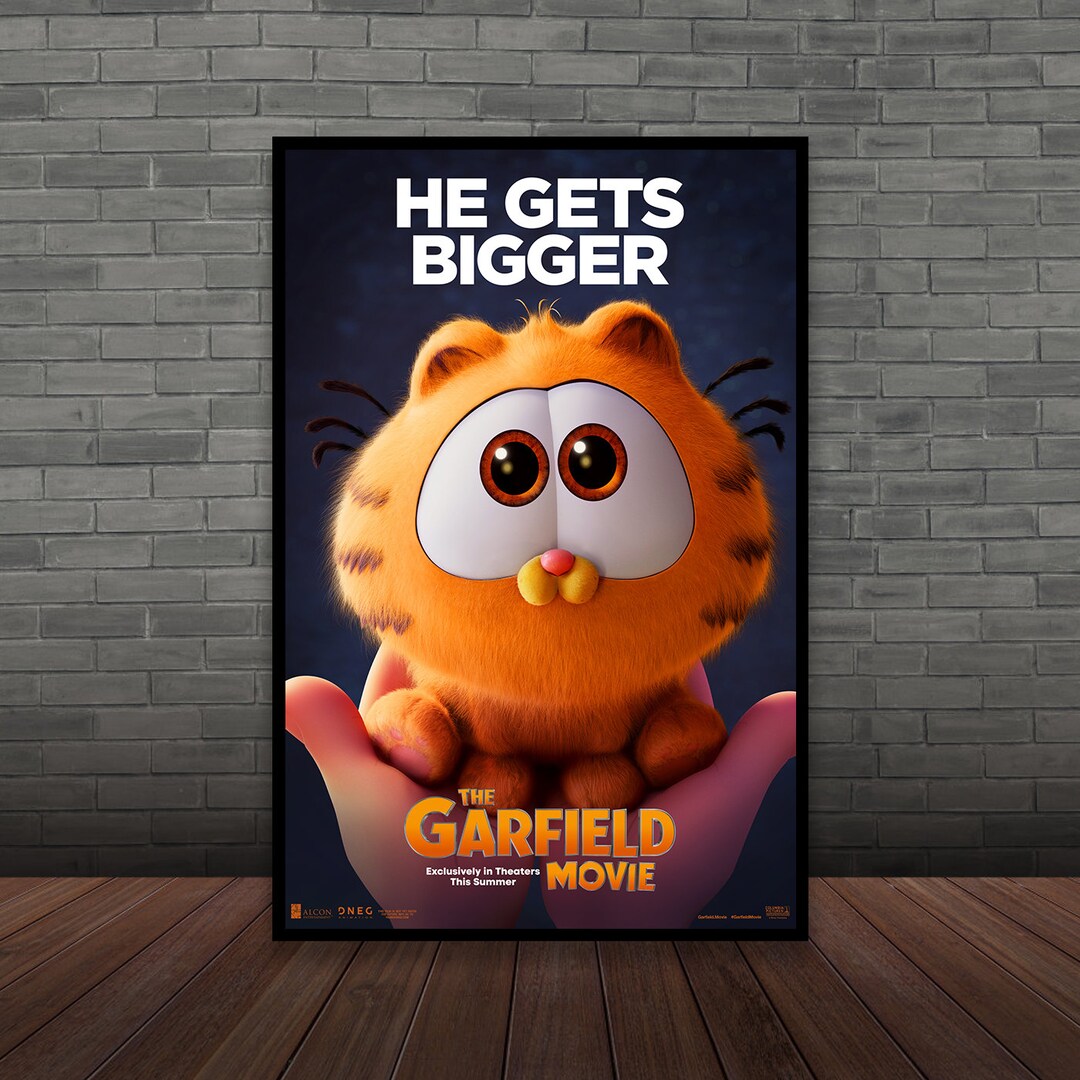 Garfield the Movie Poster Classic Film, Wall Art, Room Decor, Home ...
