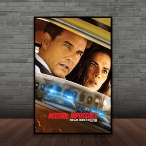 Mission Impossible 7 Movie Poster Classic Film, Wall Art, Room Decor ...