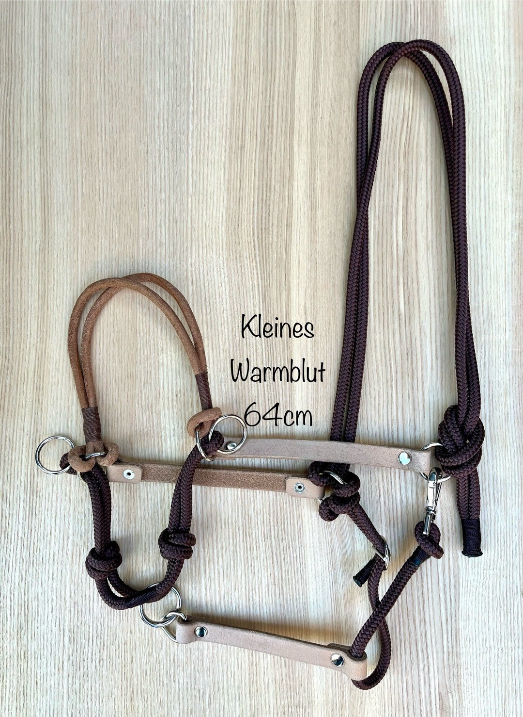 Pull Leather Sidepull Size Warmblood, Brown - Etsy