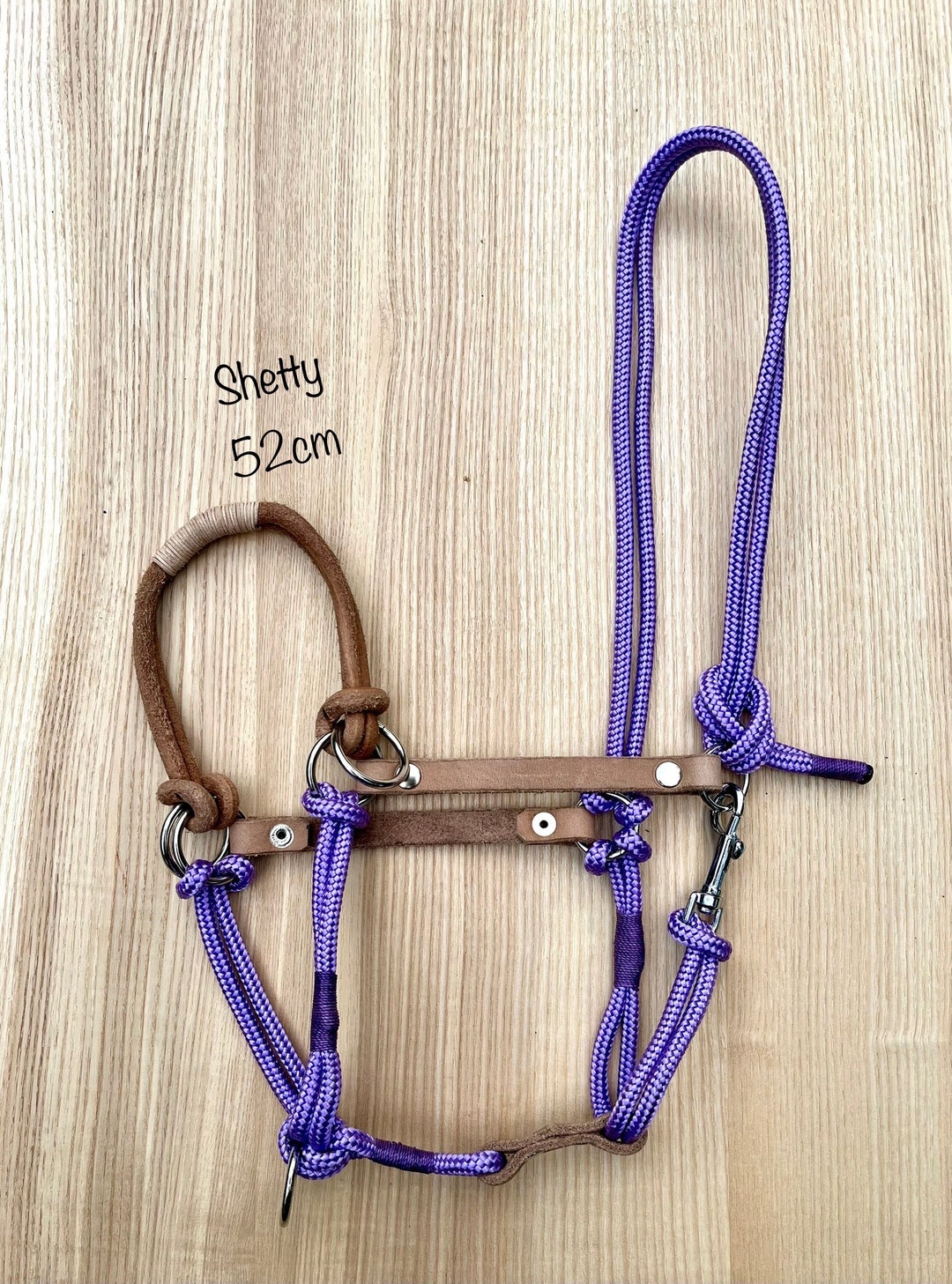 Leather Sidepull With Leather Noseband Size Shetty - Etsy