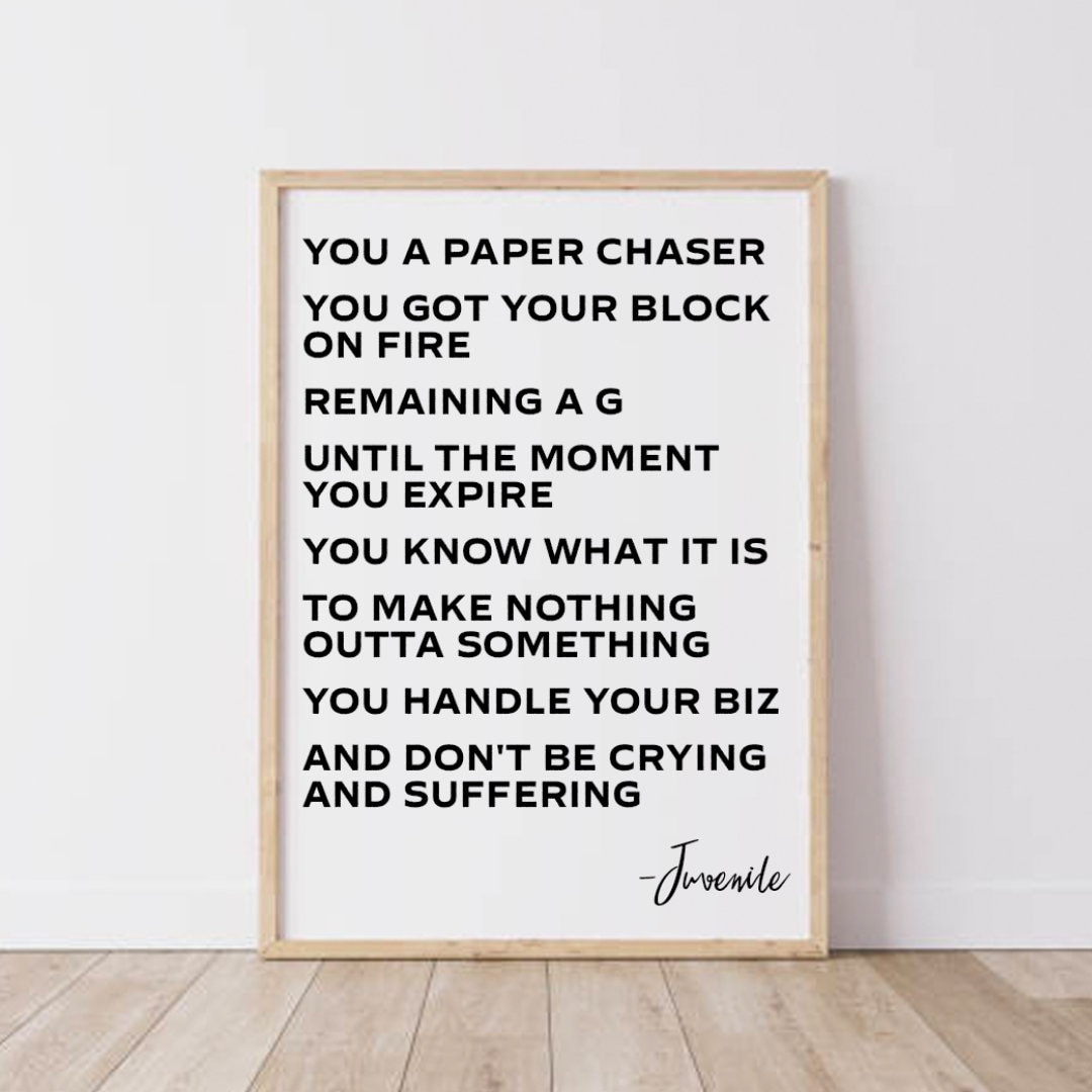 Ha-juvenile Hip Hop Affirmation Wall Art - Etsy