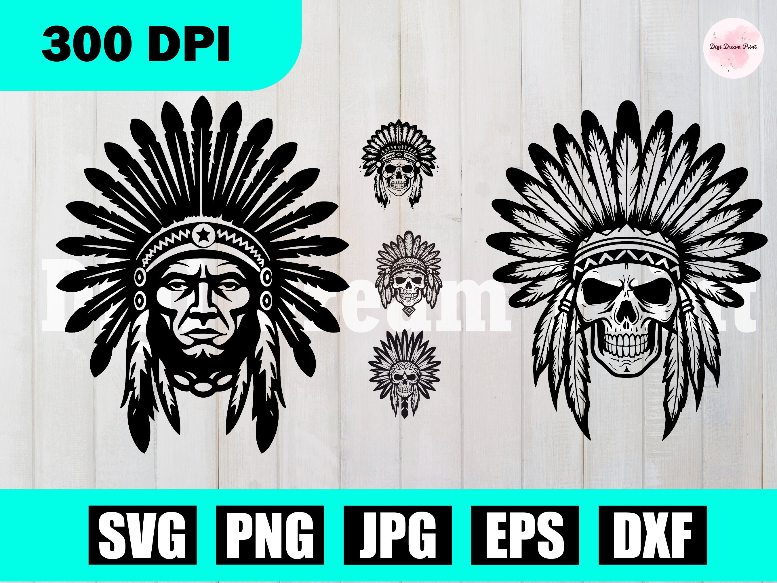 Native American Svg Bundle, Native American Skull Svg, Warriors Svg ...