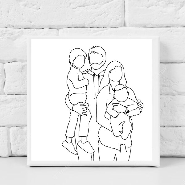 Faceless Portrait Tattoo - Etsy