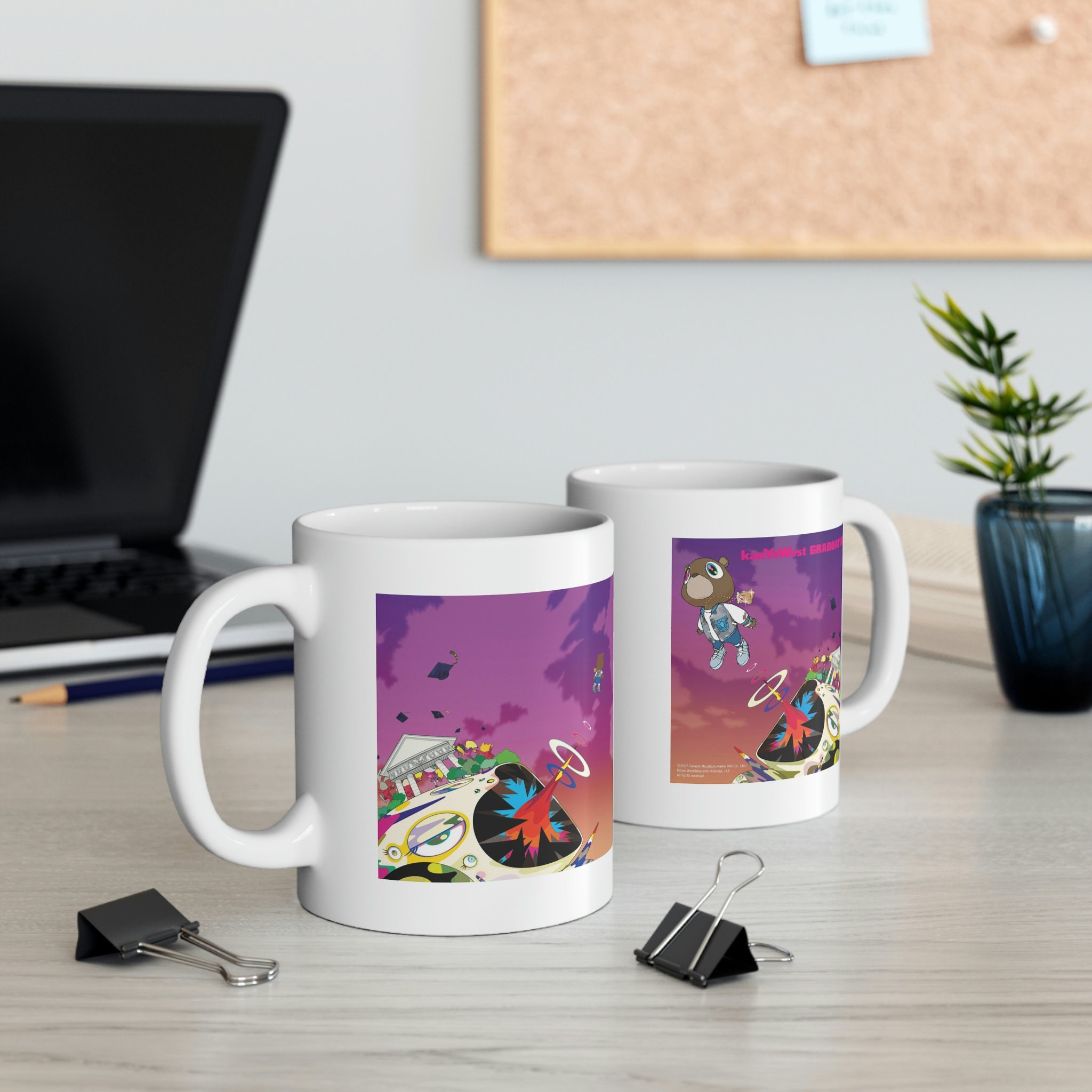 Kanye West Graduation Album Mug, Kanye Album Cover, Discography, Kanye ...