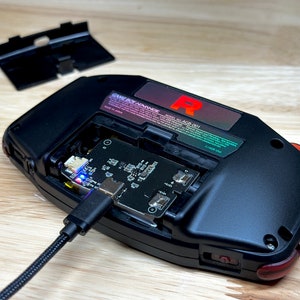 Custom Gameboy Advance - Team Rocket Edition, IPS Backlit Screen, RGB ...