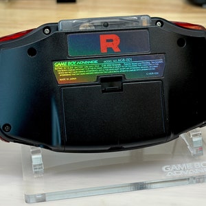 Custom Gameboy Advance - Team Rocket Edition, IPS Backlit Screen, RGB ...