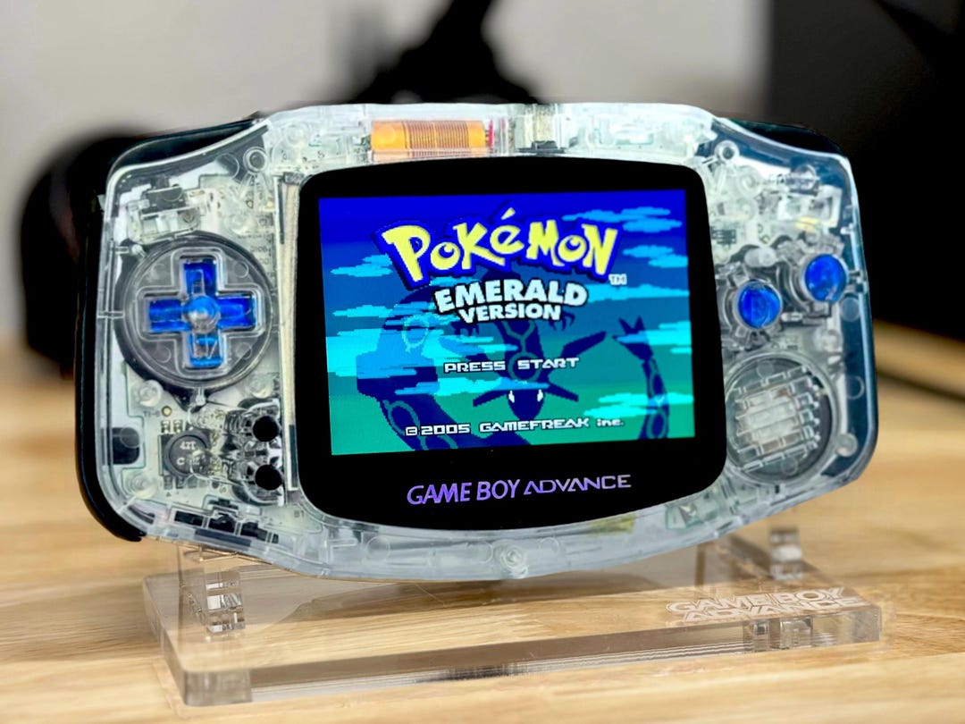 Custom Gameboy Advance - Midnight Opal Edition / Backlit Screen (IPS ...