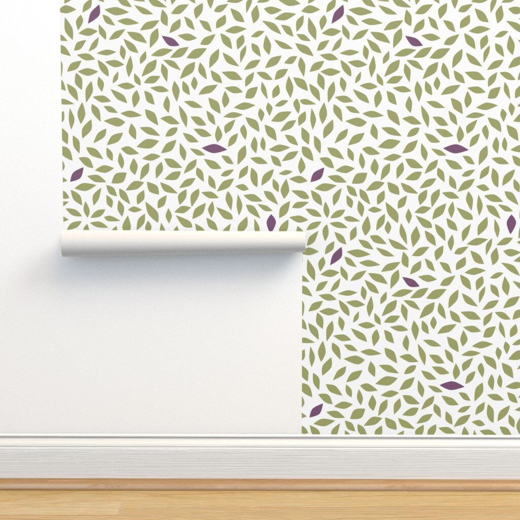 Minimal Wallpaper, Green Wallpaper, Feature Wall, Gender Neutral ...