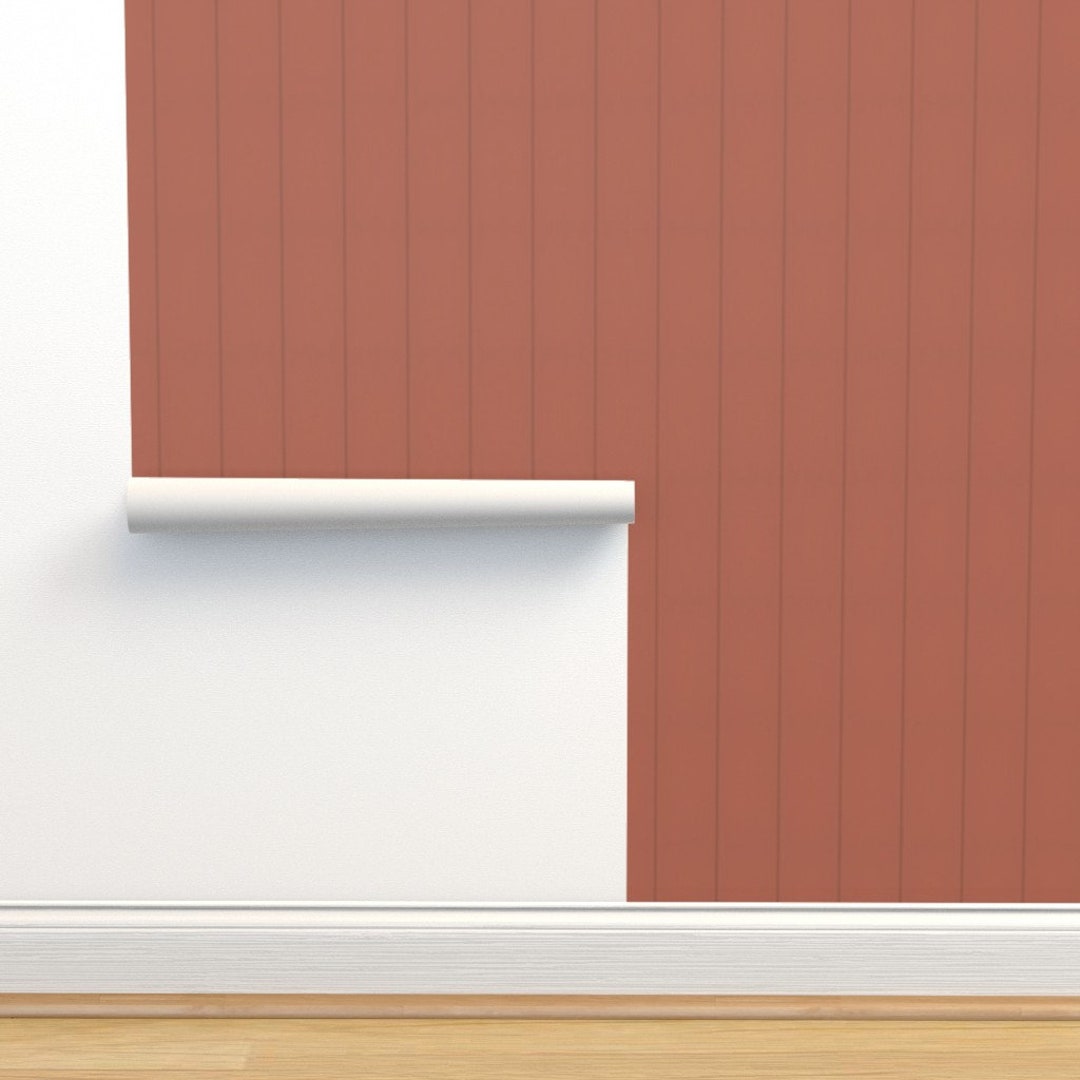 Vj Wall Panelling Wallpaper, Tongue and Groove Wallpaper, Red Wallpaper ...