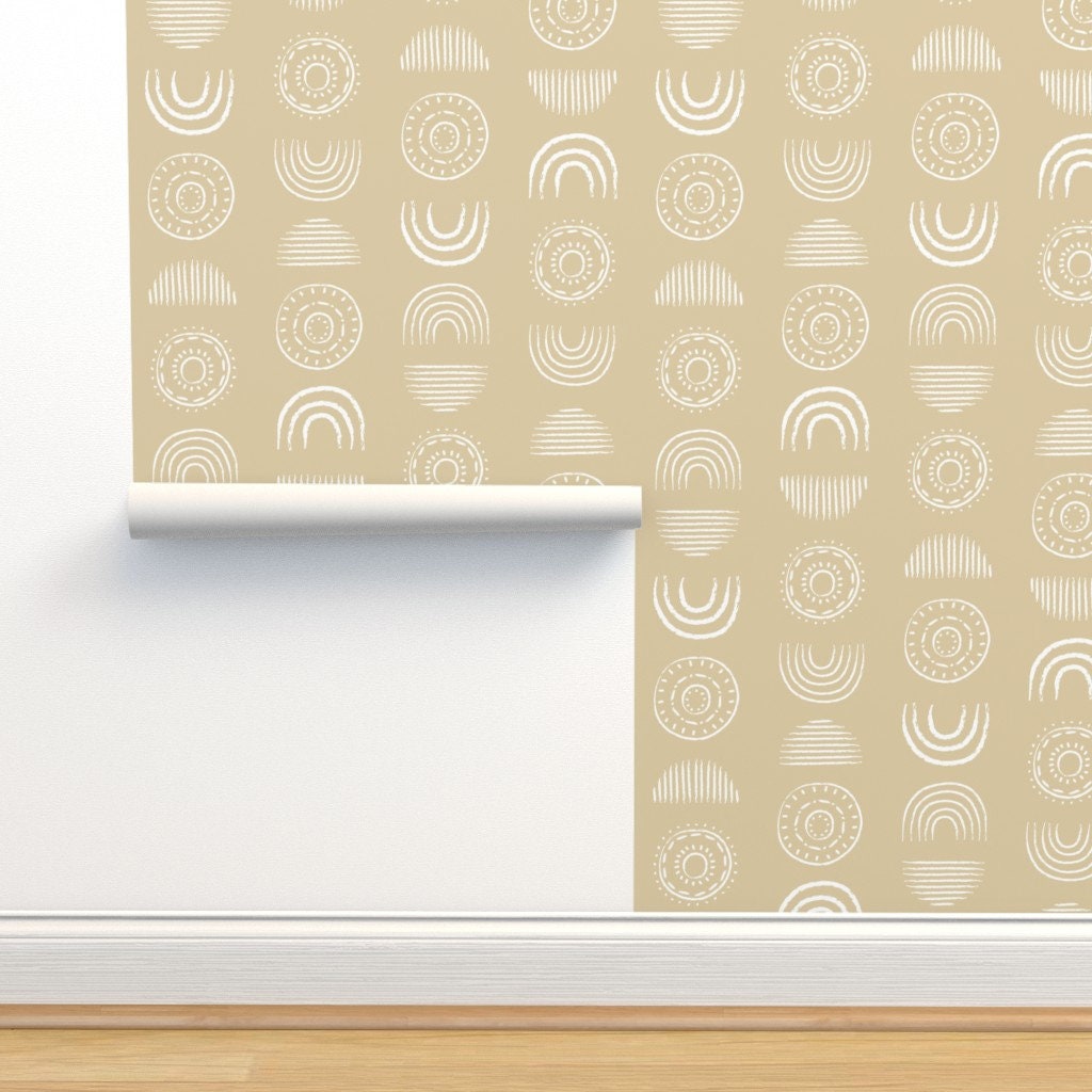 Minimal Wallpaper, Beige Wallpaper, Feature Wall, Simple Wallpaper ...