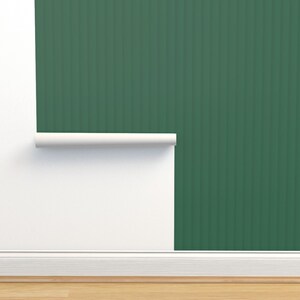Curved Wall Panelling Wallpaper, Wall Panel Wallpaper, Dark Green ...