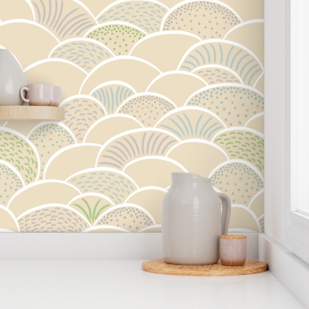 Wallpaper, Feature Wall, Abstract Wallpaper, Beige Wallpaper, Feature ...