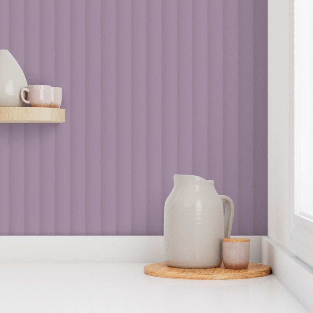 Curved Wall Panelling Wallpaper, Wall Panel Wallpaper, Purple Wallpaper ...