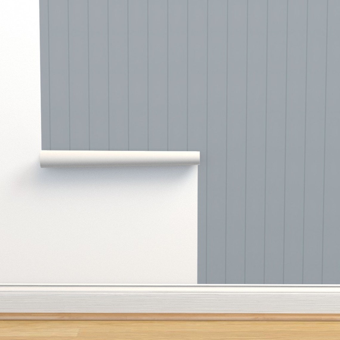 Vj Wall Panelling Wallpaper, Tongue and Groove Wallpaper, Grey ...