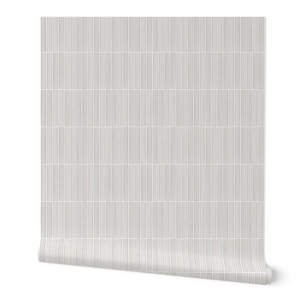 Tile Wallpaper, Faux Tile Wallpaper, Finger Tile Wallpaper, Feature ...