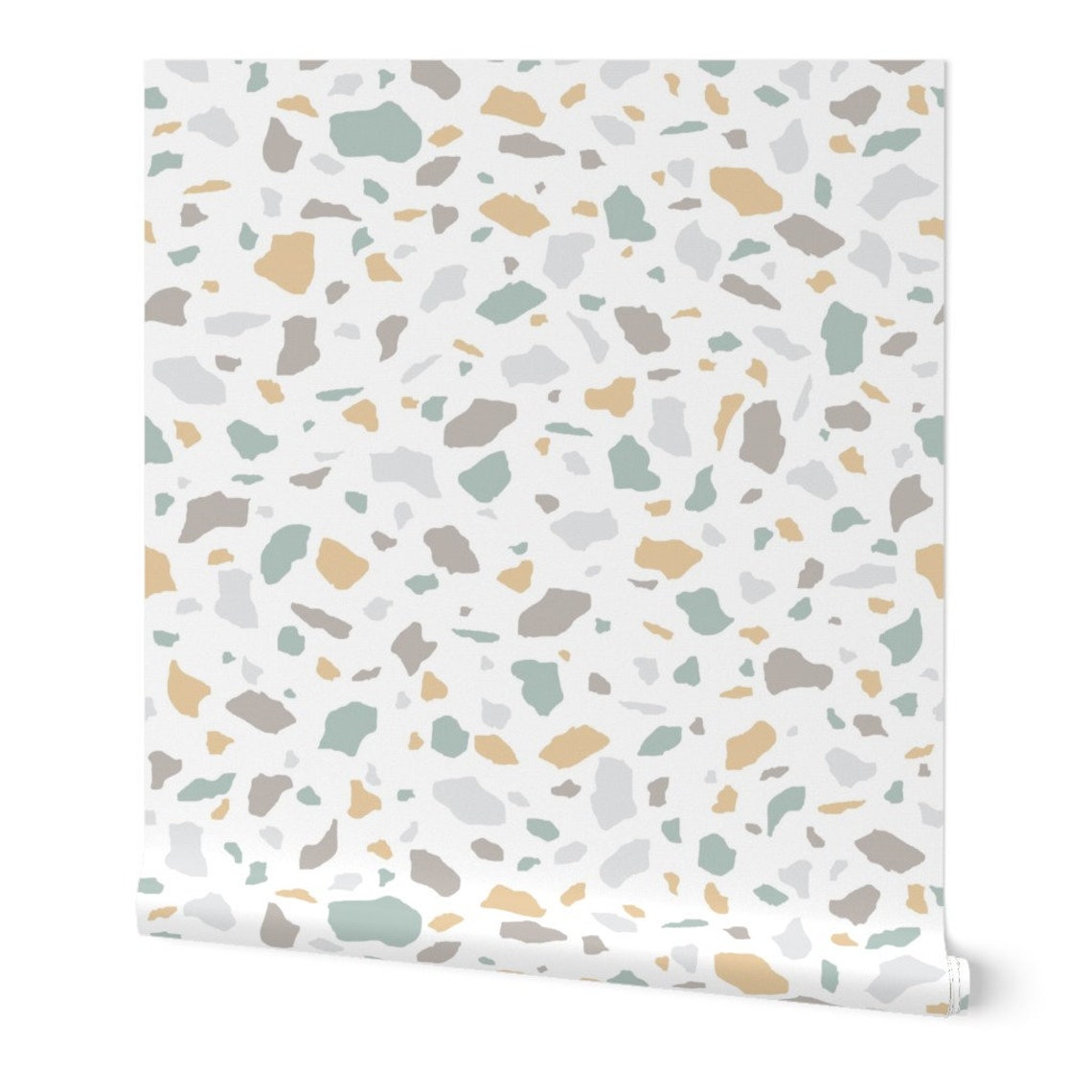 Terrazzo Wallpaper, Minimal Wallpaper, Feature Wall, Abstract Wallpaper ...