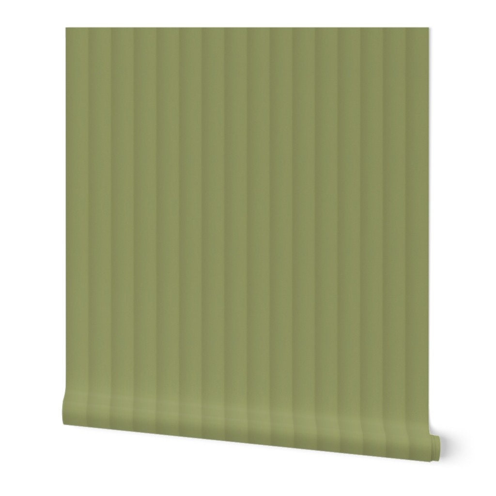 Curved Wall Panelling Wallpaper, Wall Panel Wallpaper, Olive Green ...