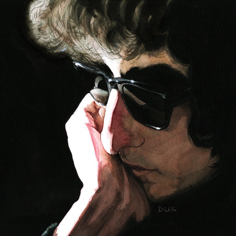 Bob Dylan Portrait - Etsy