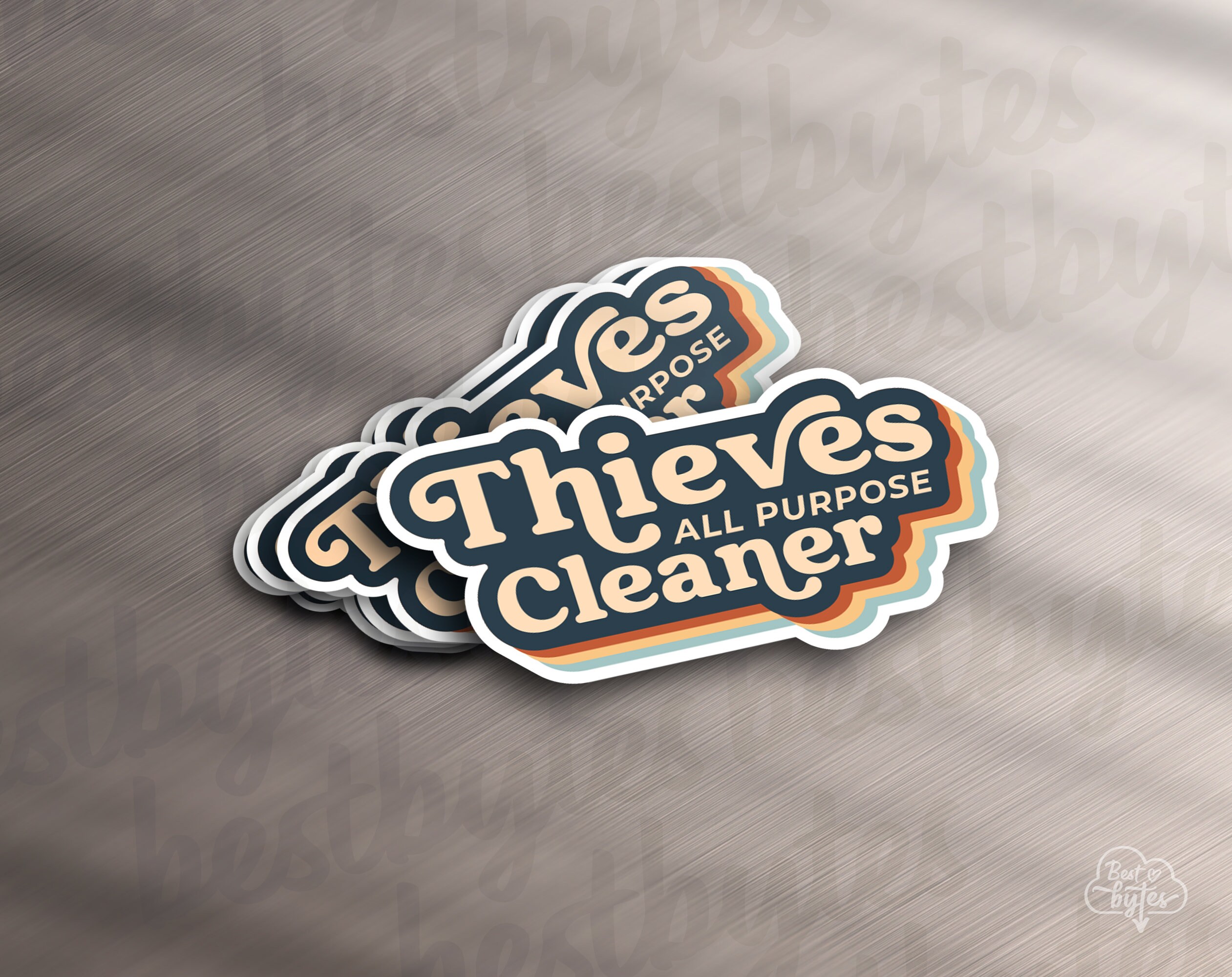 Retro Thieves Cleaner Label Young Living Thieves Cleaner DIGITAL ...