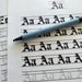 Old English Alphabet Lettering Worksheet: Traceable A-Z Guide (PDF ...