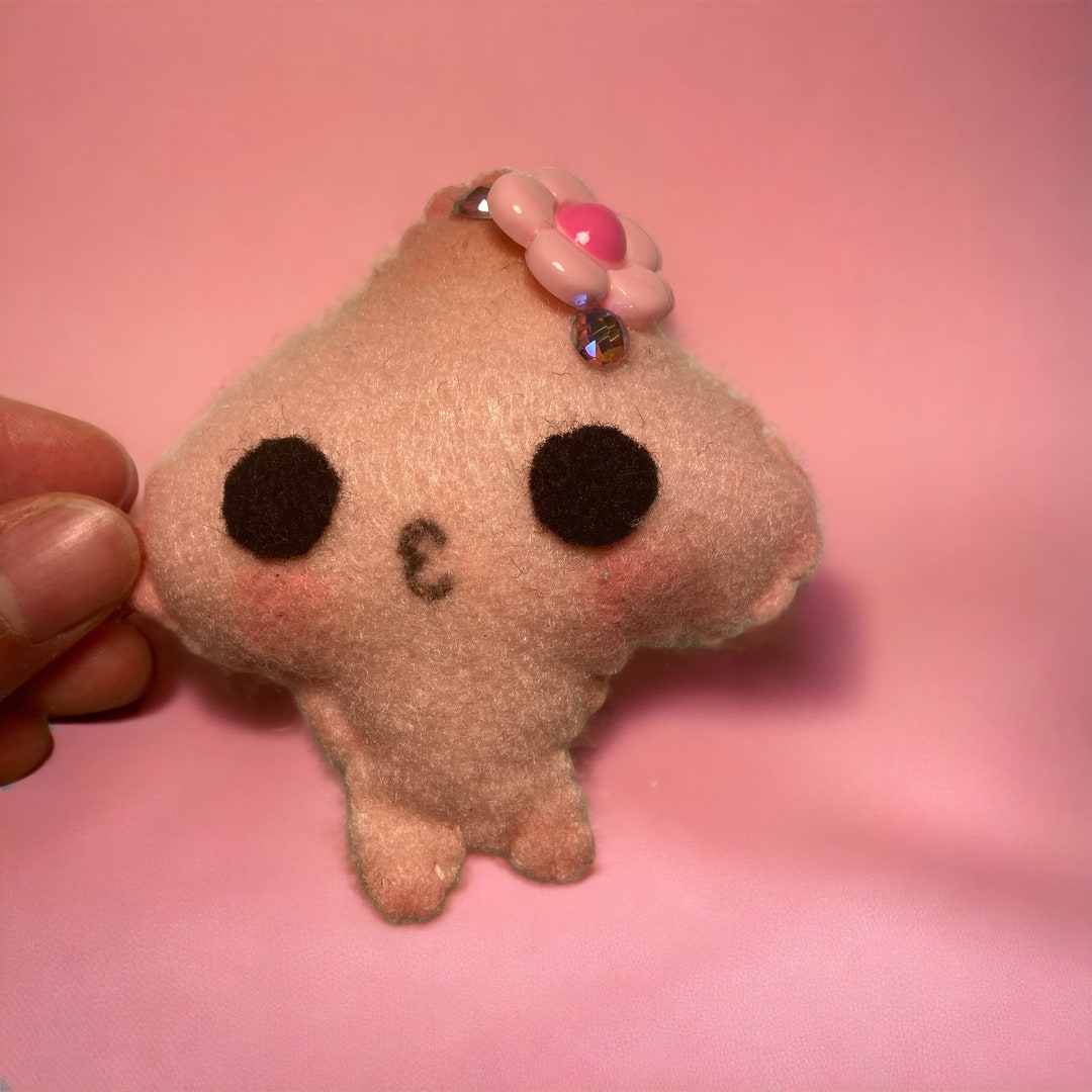 Kawaii Mini Plushie blossom Dropplushie, Felt, Stuffed Animal, Cute ...