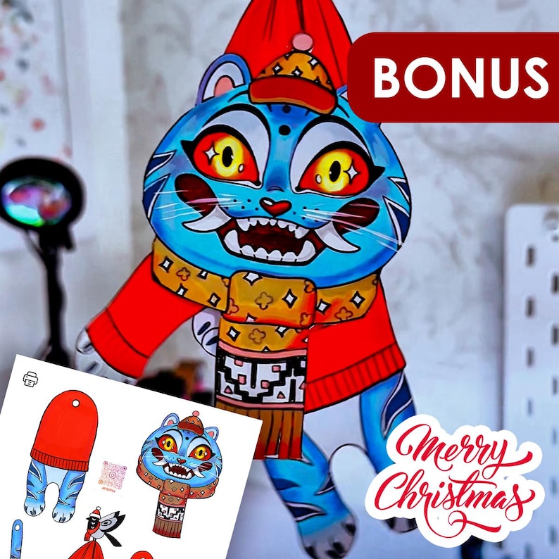 Kpop Demon Hunters Paper Doll | Huntrix Christmas Paper Doll ...