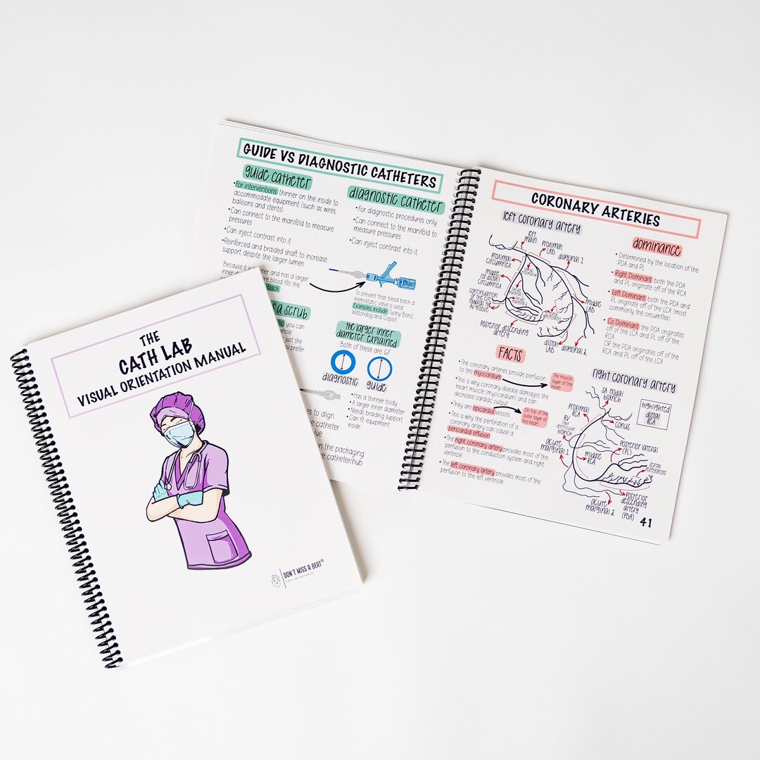 The Cath Lab Visual Orientation Manual - Etsy