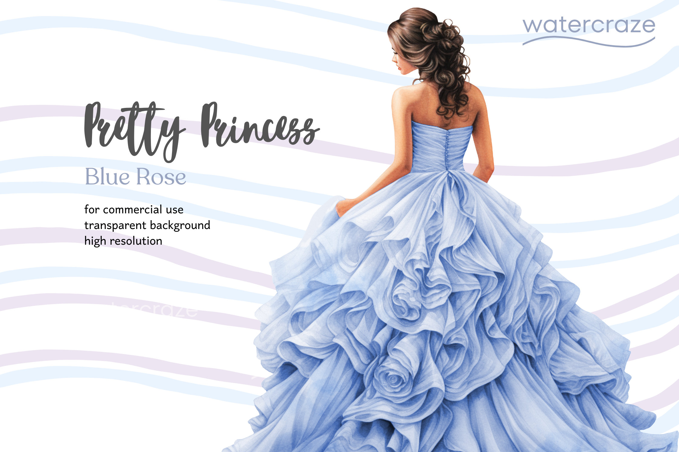 Pretty Blue Rose Princess - Himalayan Blue Quinceañera Princess ...