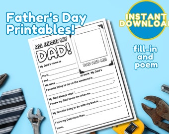 Fathers Day Toolbox Craft for Kids Father's Day Gift From - Etsy